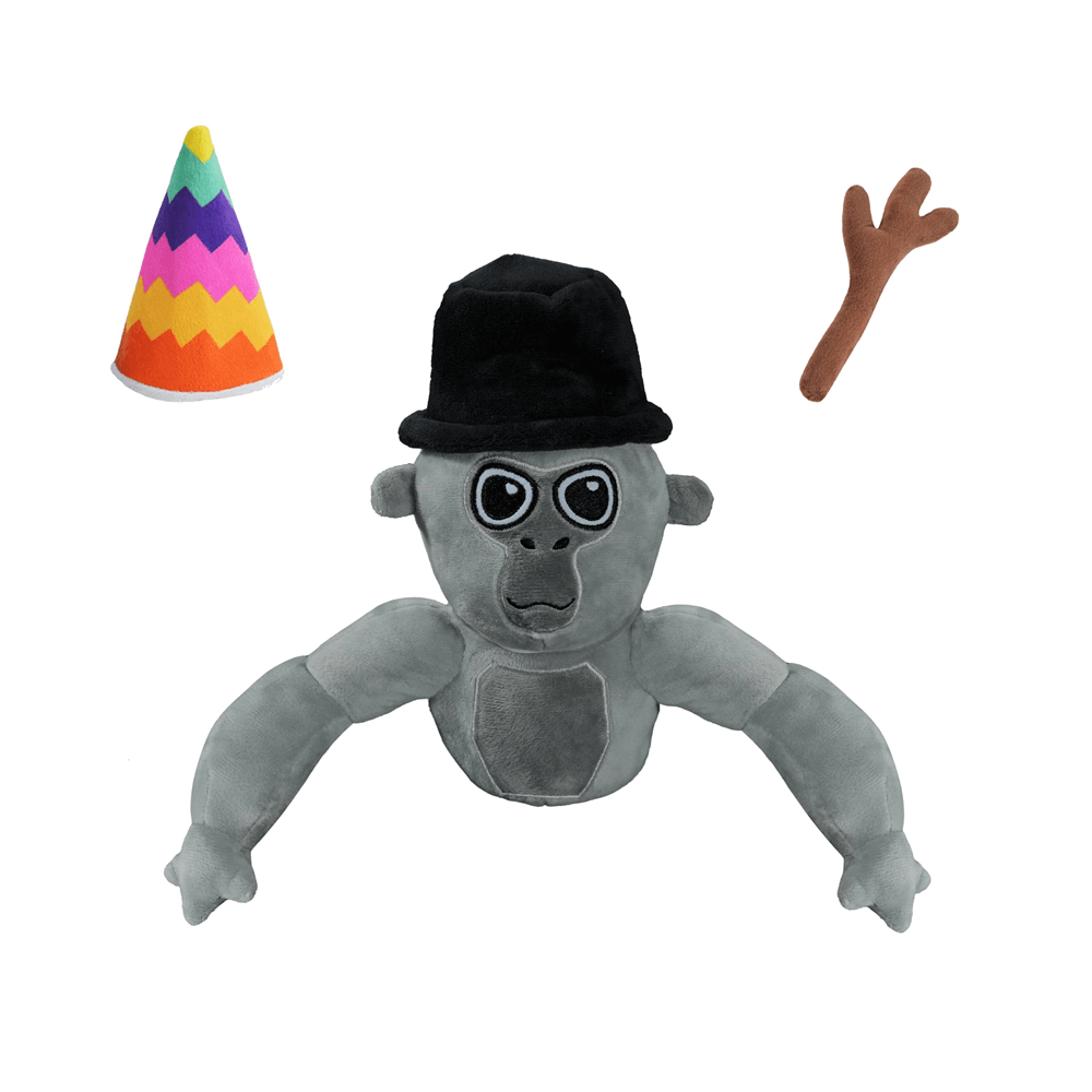 Banshee Gorilla Tag Plush – Rainbow And Black Hat | Gorilla Tag Plush