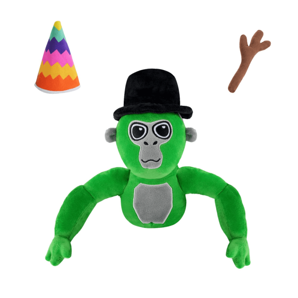 J3VU Gorilla Tag Plush – Rainbow And Black Hat | Gorilla Tag Plush